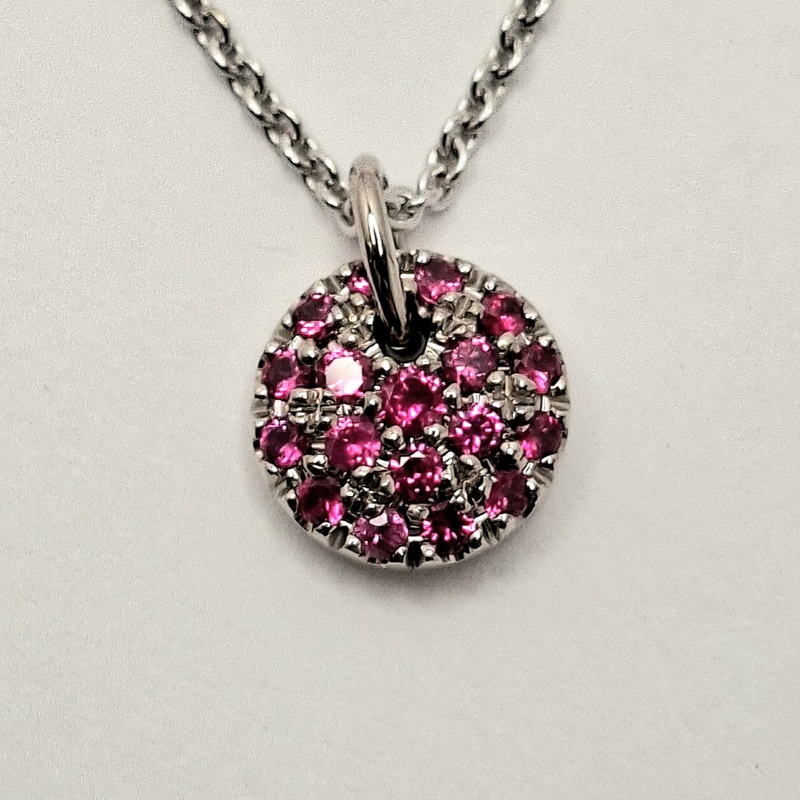 JOCHEN POHL Kette 750/- Rubin 0,41 ct - #T6C7-P